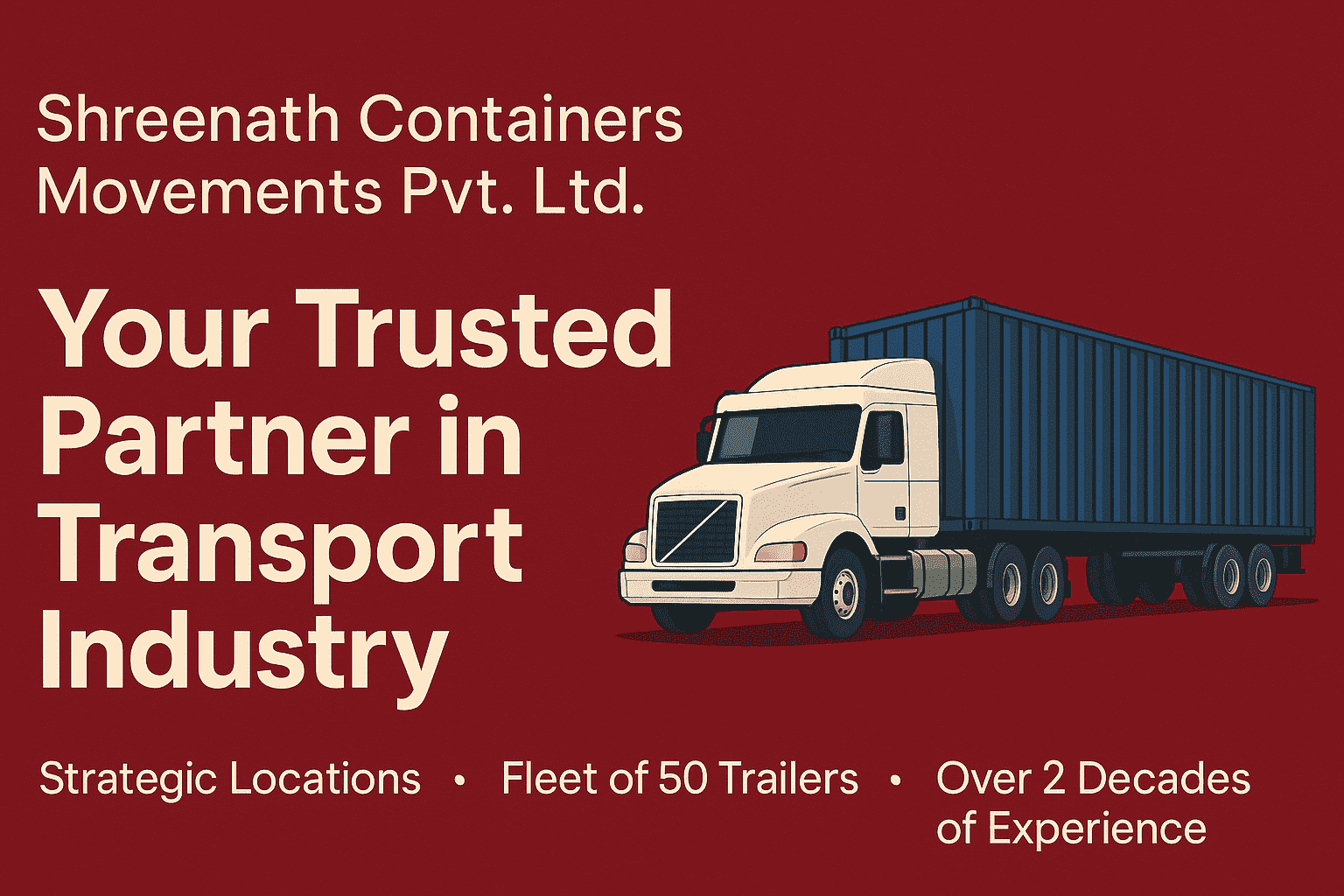 Shreenath Containers Movements Pvt. Ltd. | Reliable Transport ...